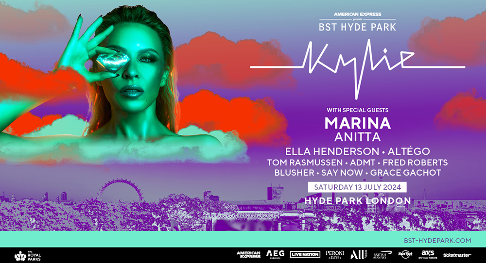 Kylie Tickets BST London Hyde Park Kylie Tickets BST London Hyde Park