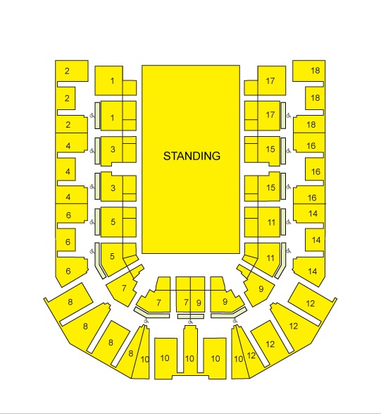 Echo Arena Liverpool Standing
