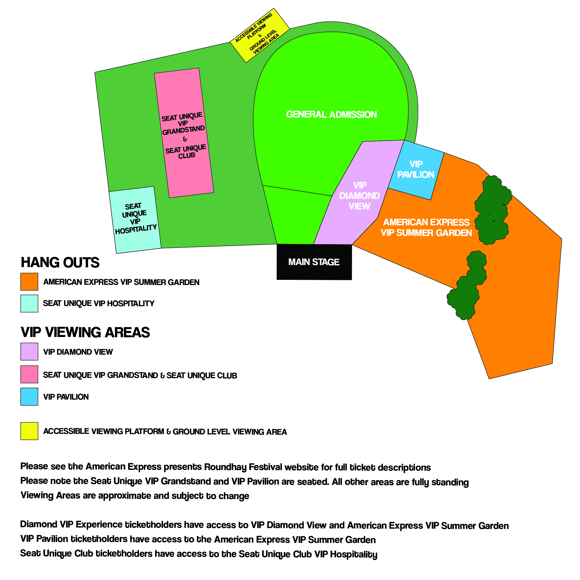Roundhay Park Festival Map - Lewis Capaldi 2026